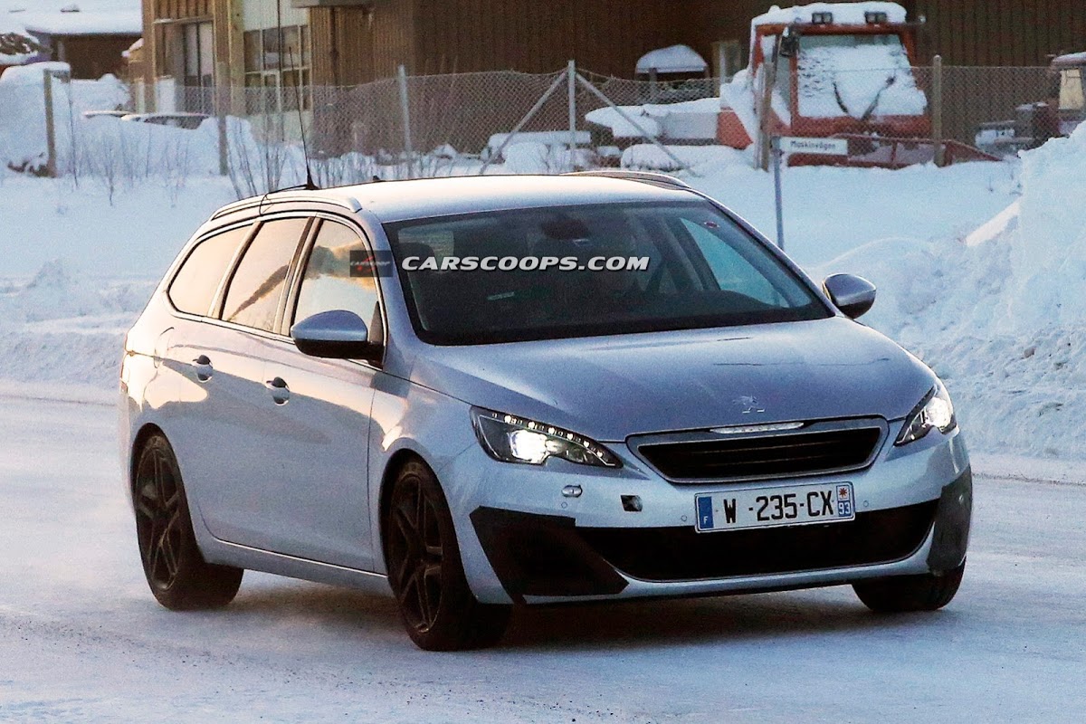 Scoop: Peugeot Caught Testing Hotter 308 SW GTI | Carscoops