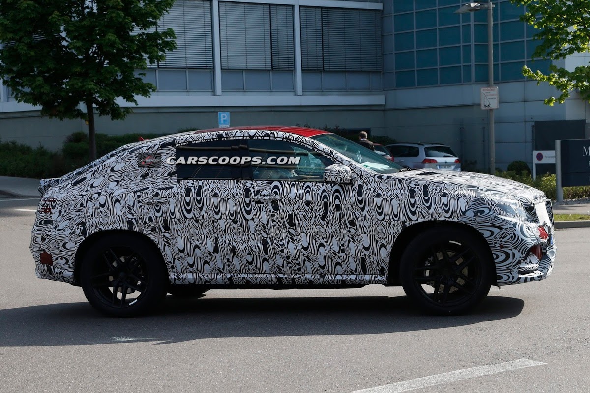First Scoop Shots of 2016 Mercedes-Benz MLC, the Production Version of ...