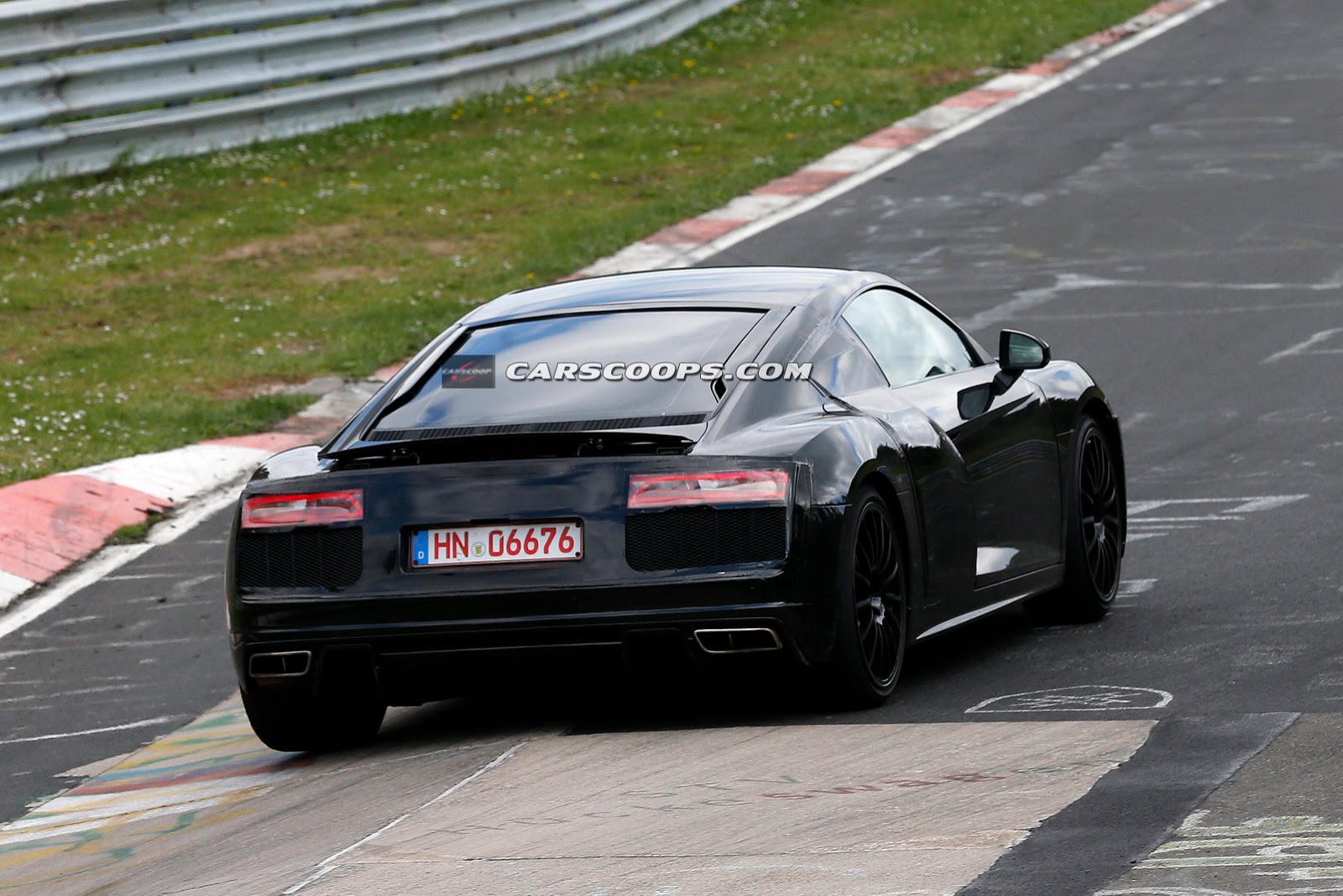 Scoop: New Audi R8 Shakes Off Most of its Camouflage on the 'Ring ...
