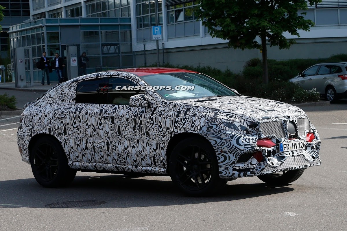 First Scoop Shots of 2016 Mercedes-Benz MLC, the Production Version of ...