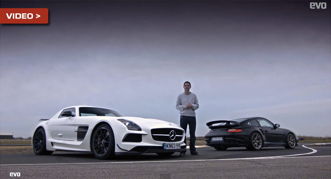 EVO Pits Mercedes SLS AMG Black Series against Porsche’s 911 GT2 RS ...