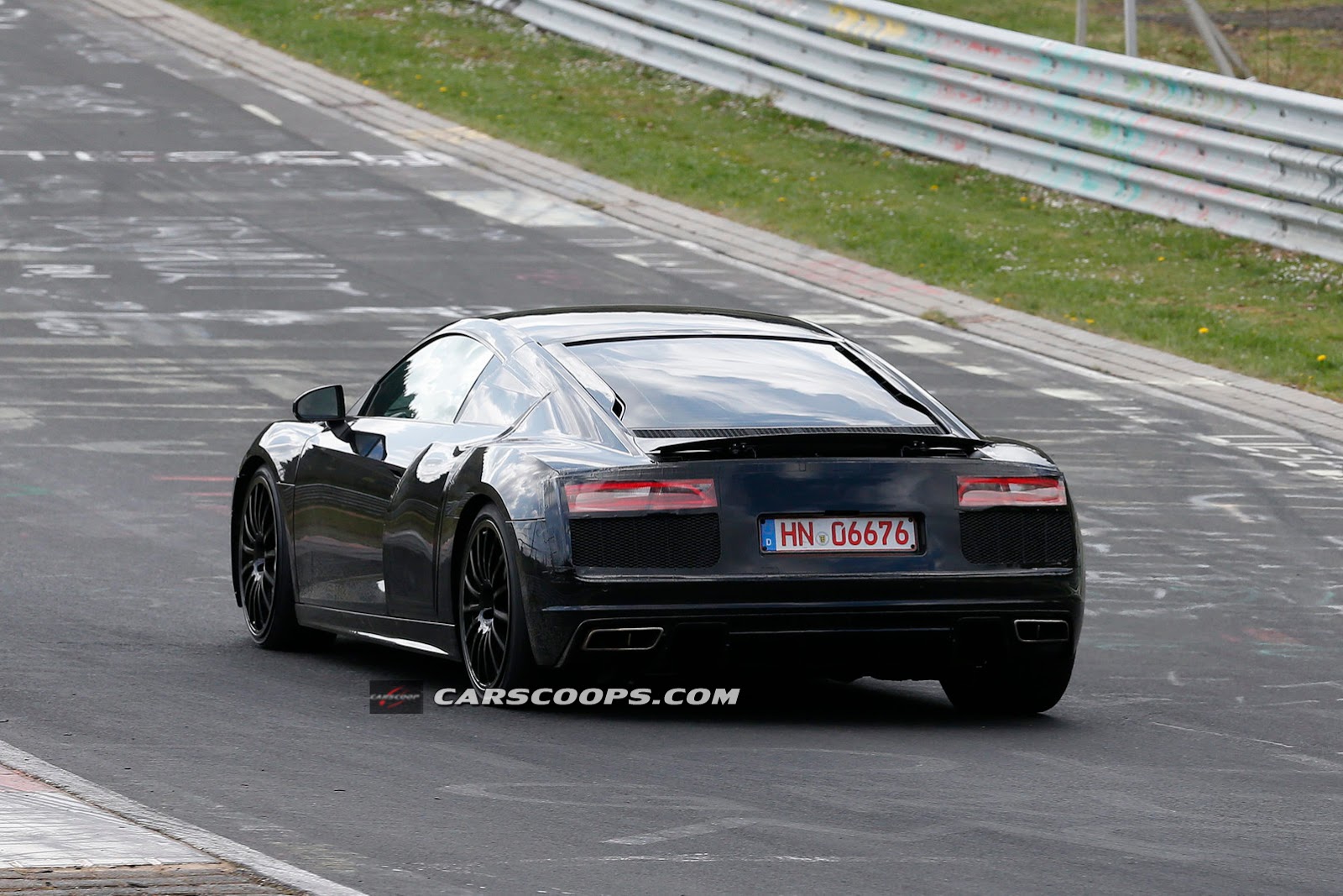 Scoop: New Audi R8 Shakes Off Most of its Camouflage on the 'Ring ...