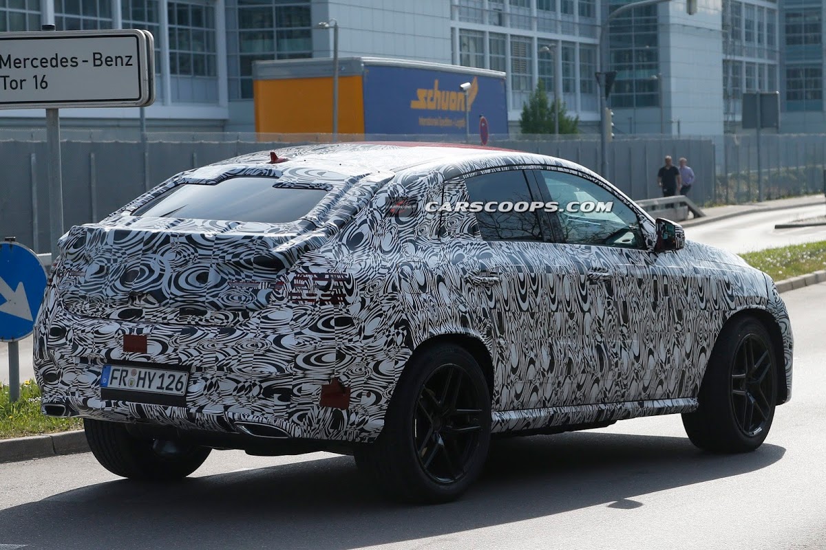 First Scoop Shots of 2016 Mercedes-Benz MLC, the Production Version of ...