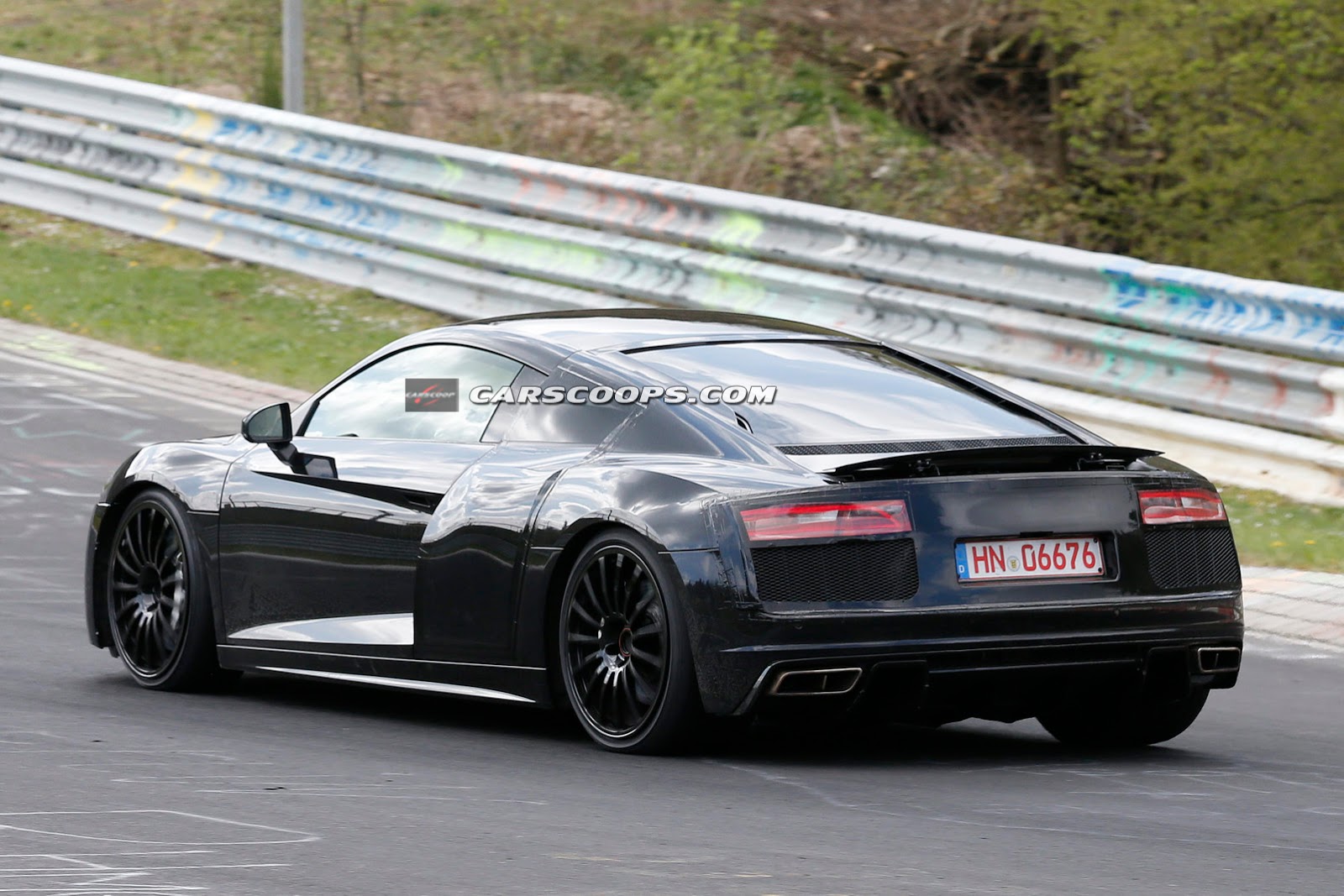 Scoop: New Audi R8 Shakes Off Most of its Camouflage on the 'Ring ...