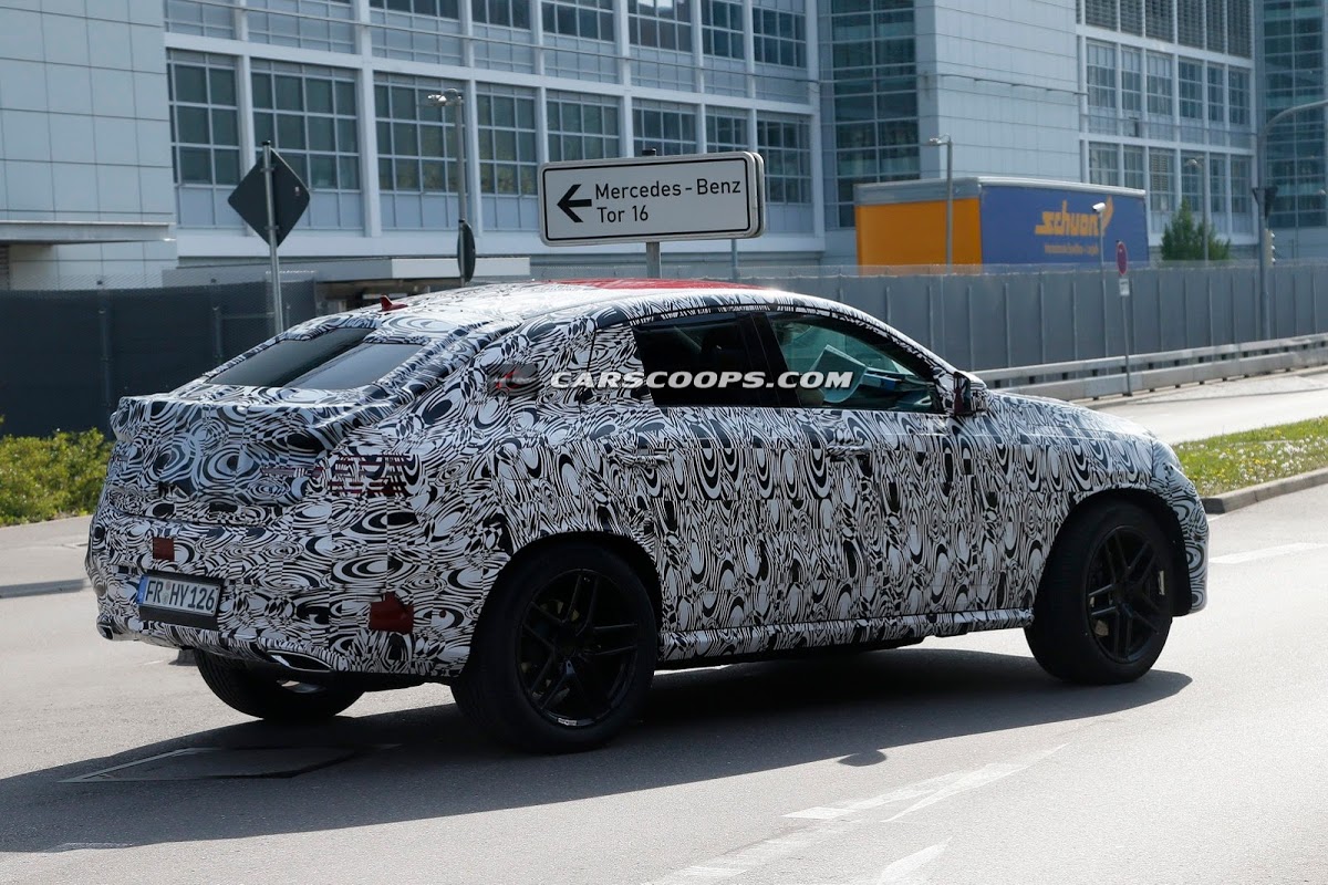 First Scoop Shots of 2016 Mercedes-Benz MLC, the Production Version of ...
