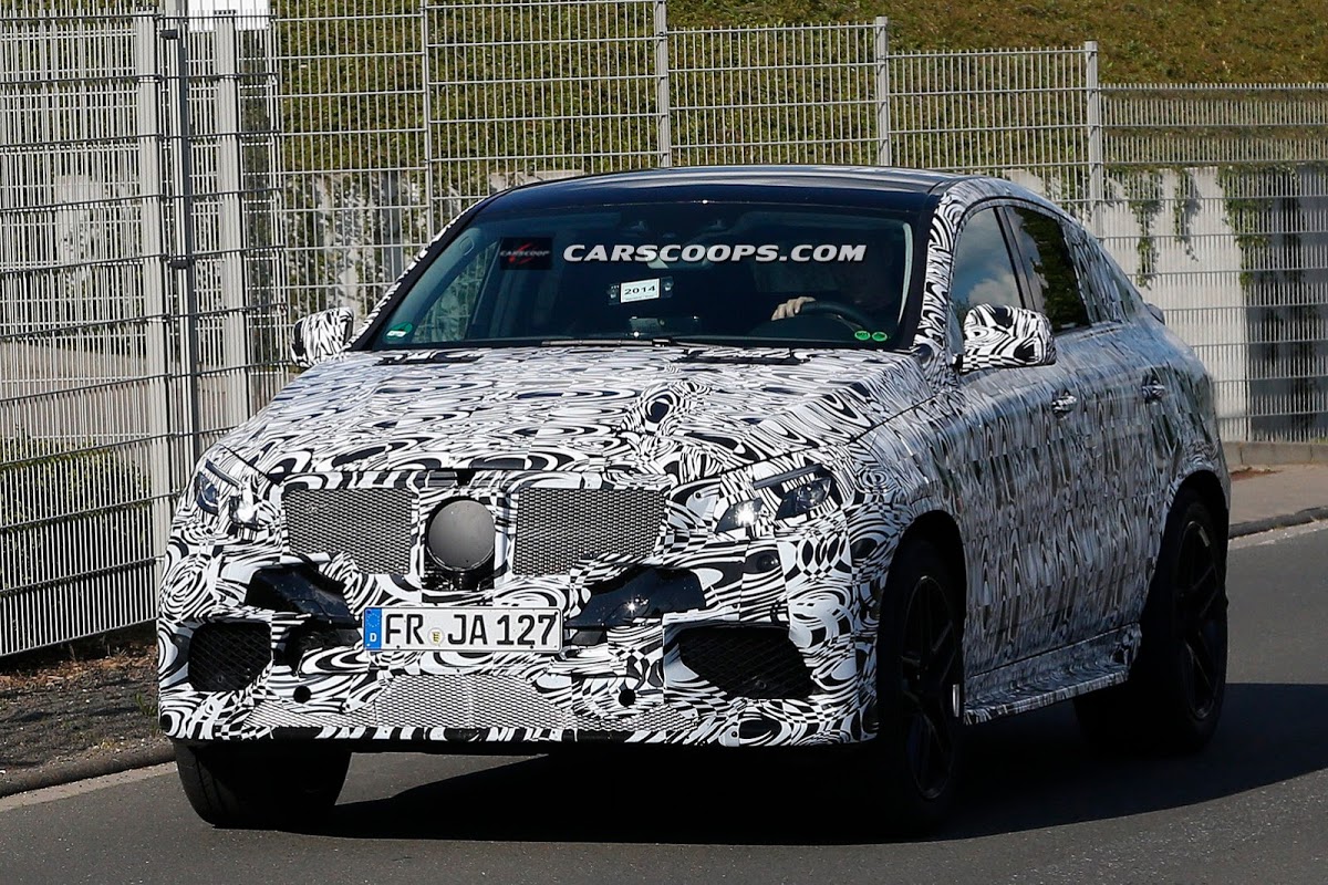 We Spy the New Mercedes-Benz MLC in 63 AMG Guise | Carscoops