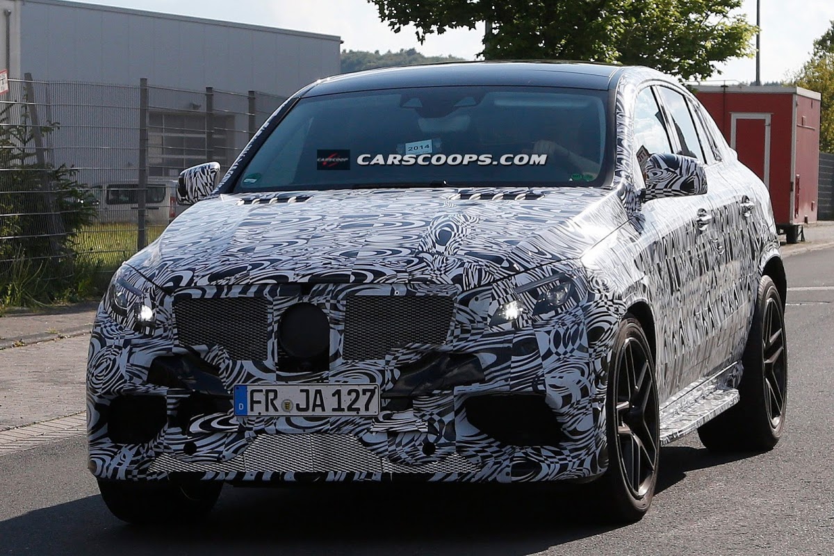 We Spy the New Mercedes-Benz MLC in 63 AMG Guise | Carscoops