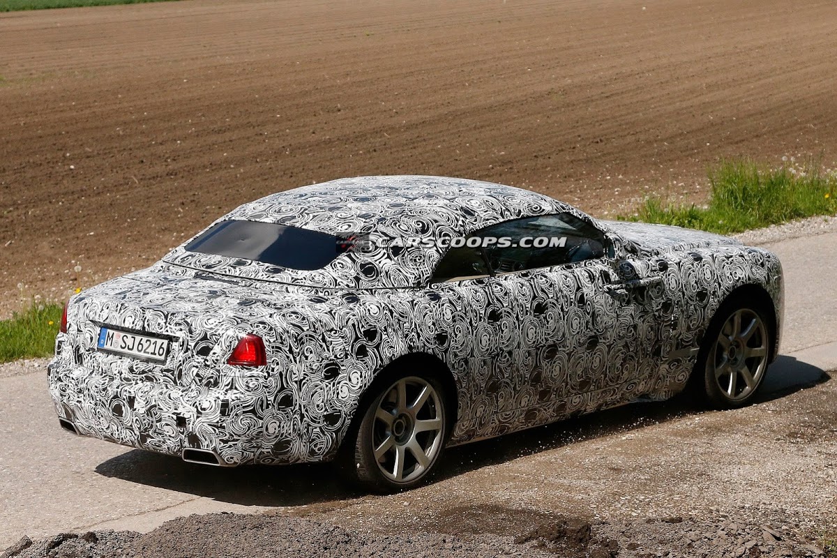 New Open-Top Rolls Royce Wraith Drophead Coupé Spied for the First Time ...