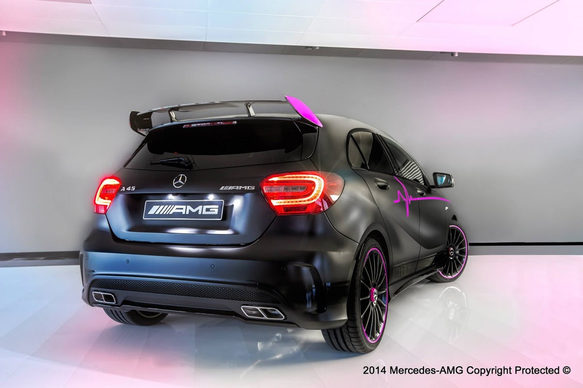 Mercedes-Benz Pinks Out a Custom A 45 AMG Called "Erika" | Carscoops