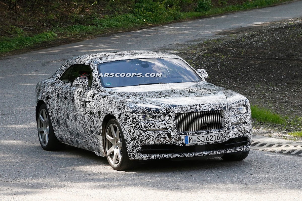 New Open-Top Rolls Royce Wraith Drophead Coupé Spied for the First Time ...