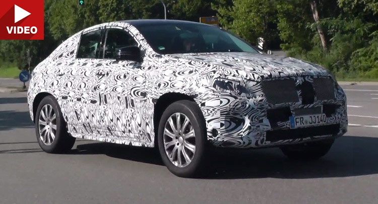 2015 Mercedes-Benz MLC Spied With Herd of 2015 M-Class Prototypes ...