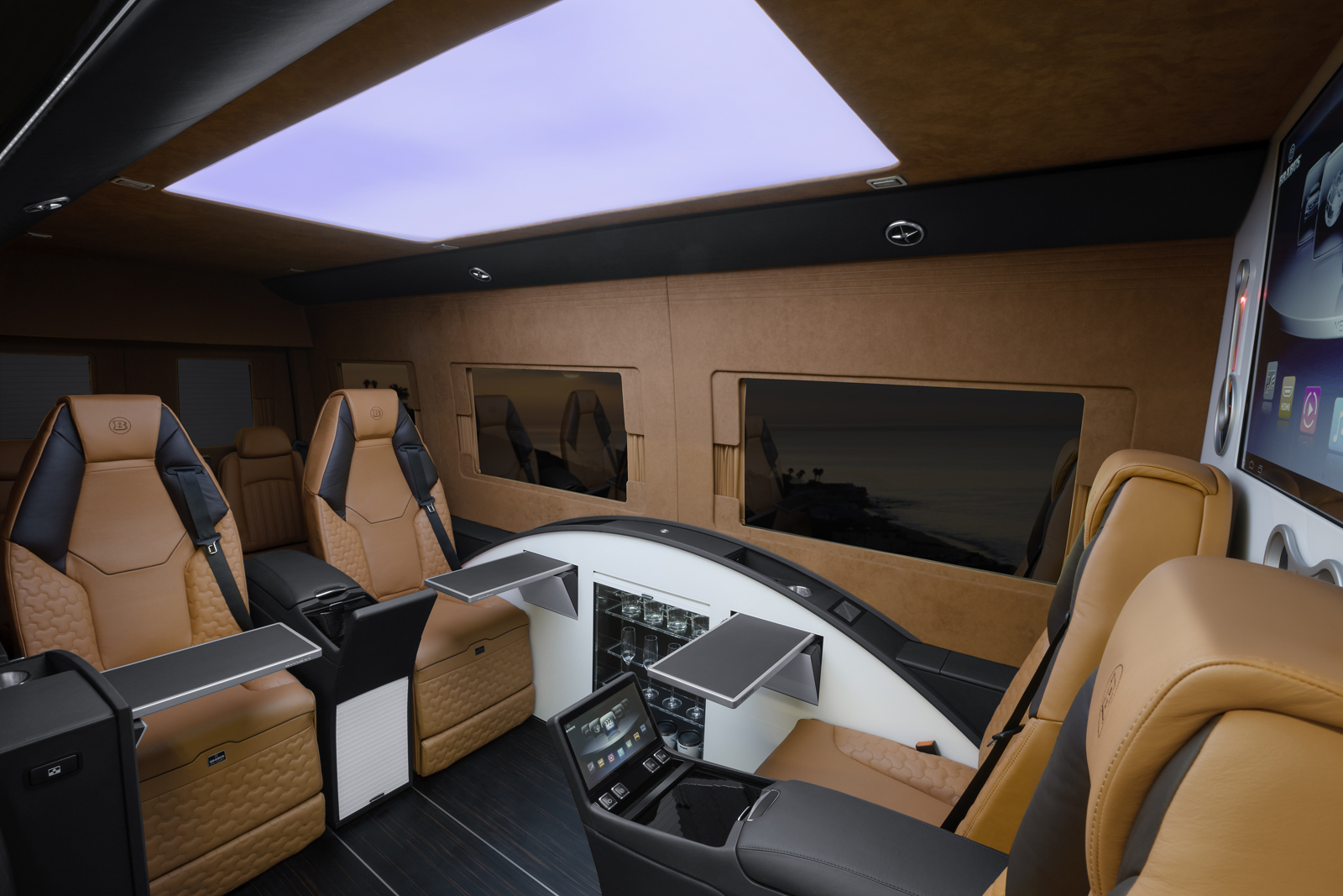 Brabus Turns Mercedes Sprinter into Business Lounge on Wheels | Carscoops