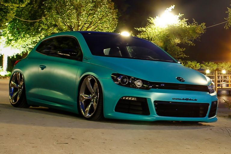 Slammed VW Scirocco R with 370PS is as Minty Fresh as They Come | Carscoops