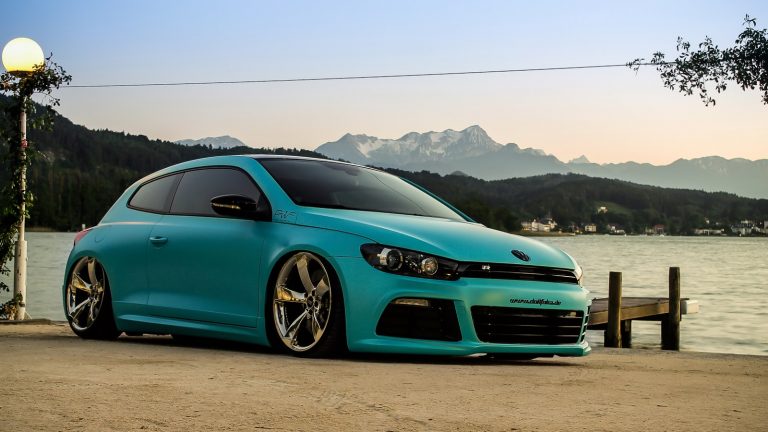 Slammed VW Scirocco R with 370PS is as Minty Fresh as They Come | Carscoops