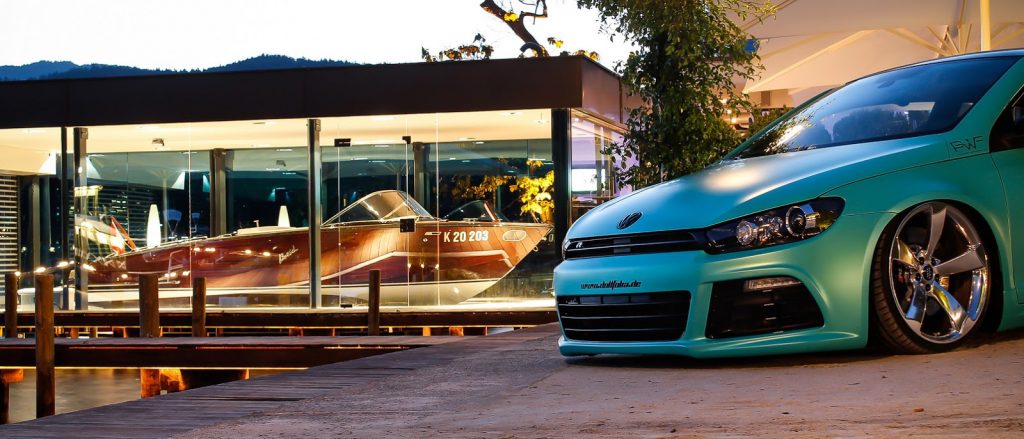 Slammed VW Scirocco R with 370PS is as Minty Fresh as They Come | Carscoops