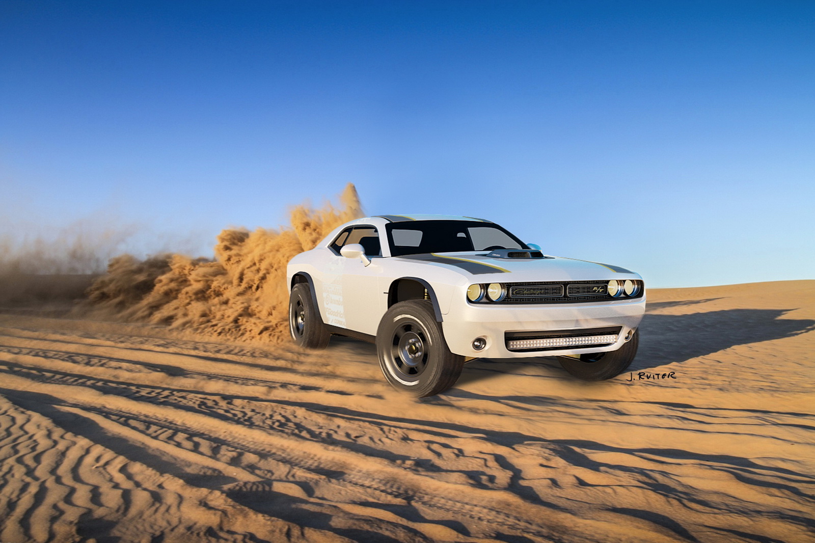Dodge Challenger A/T Untamed Concept Has Suspension Travel for Days ...