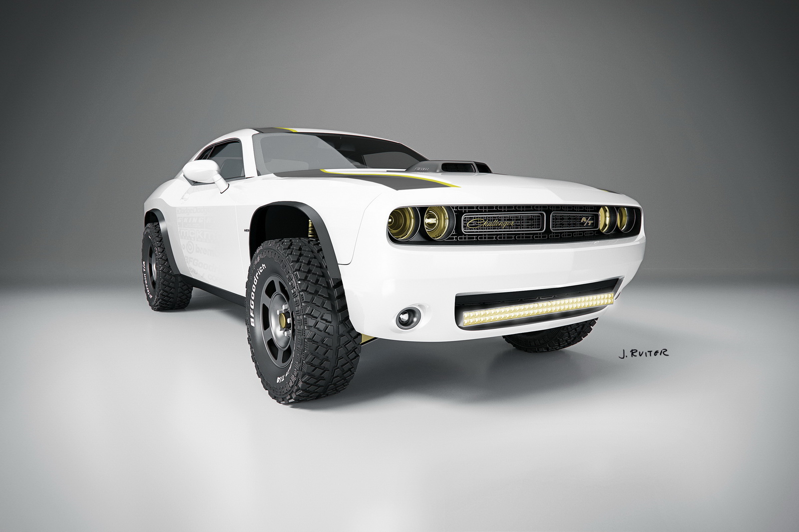 Dodge Challenger A/T Untamed Concept Has Suspension Travel for Days ...