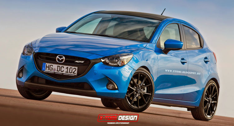 Pretty Hot 2016 Mazda2 MPS Sportily Illustrated | Carscoops