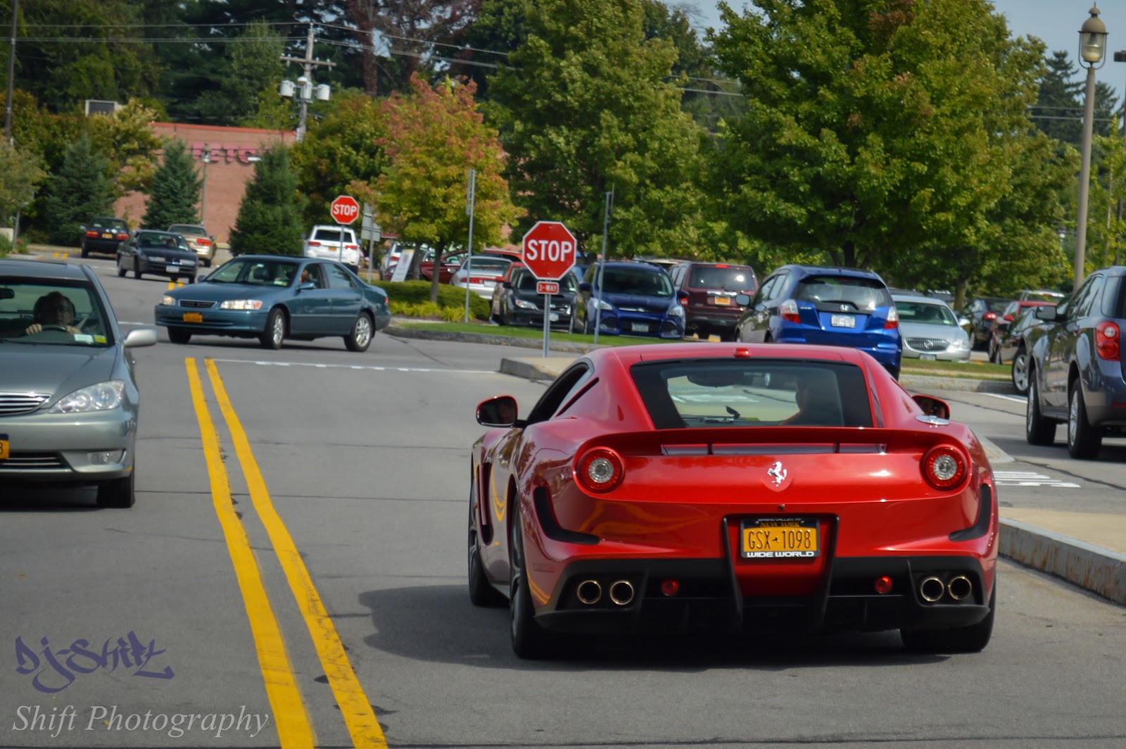 Ferrari’s SP America Spotted at a Supermarket Parking Lot | Carscoops