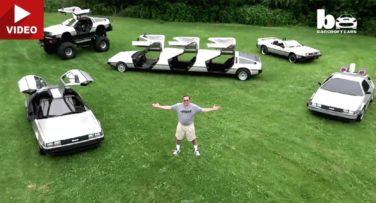 Man Shows Off His Fleet of Custom DeLoreans | Carscoops