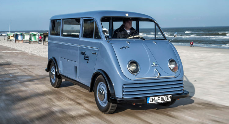 Audi Shows Off Fully-Restored DKW Electric Van from 1956 | Carscoops