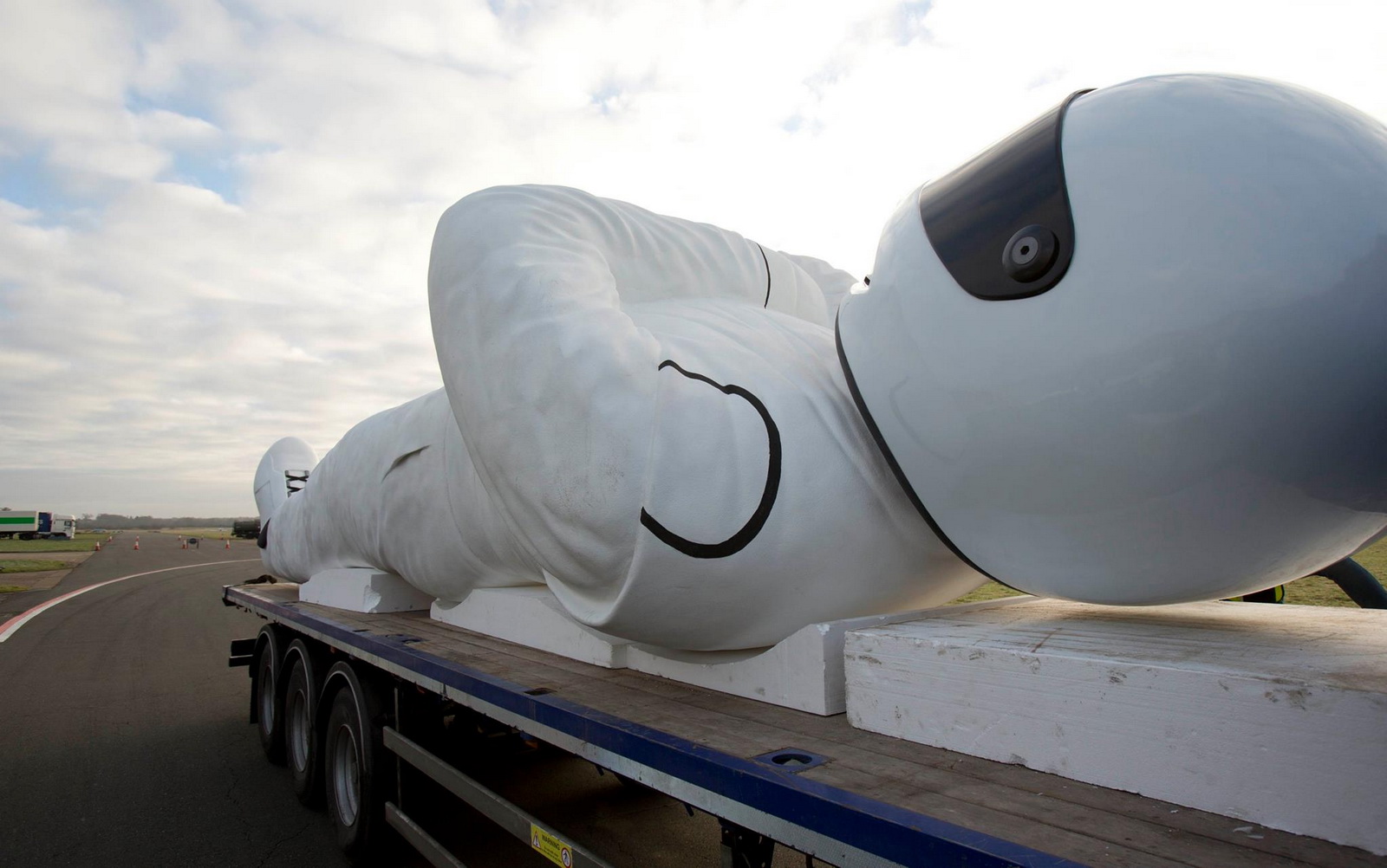 Nine-Meter Tall Stig Statue Traveling to Poland | Carscoops