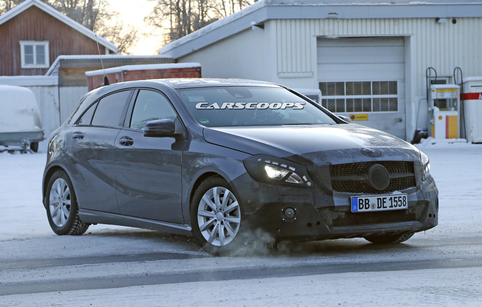 Mercedes-Benz Rolls Out 2016 A-Class Facelift Prototype | Carscoops