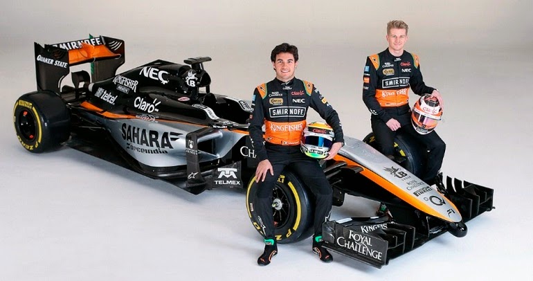 Force India New 2015 F1 Livery Revealed Ahead Of Formula 1 Season ...
