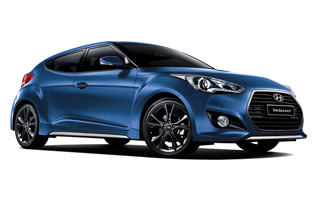 Hyundai Veloster Turbo Interior Azul