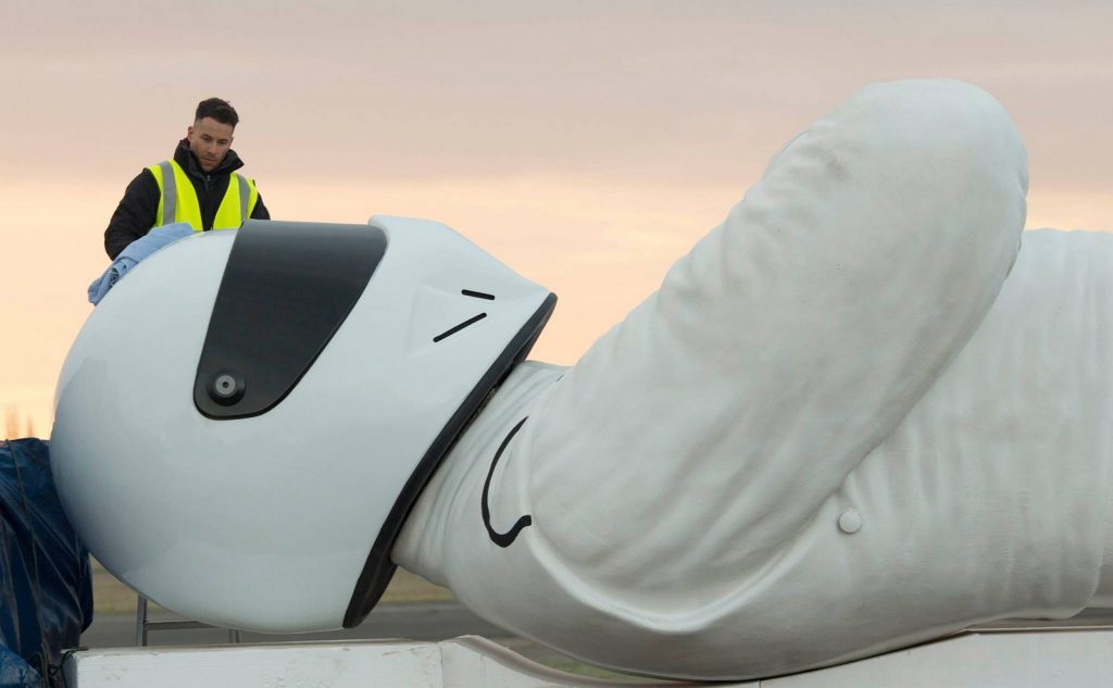 Nine-Meter Tall Stig Statue Traveling to Poland | Carscoops