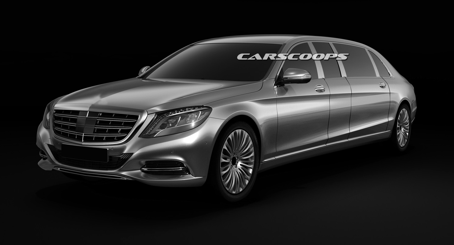 Mercedes-Benz S-Class Pullman Expected to Debut in Geneva | Carscoops