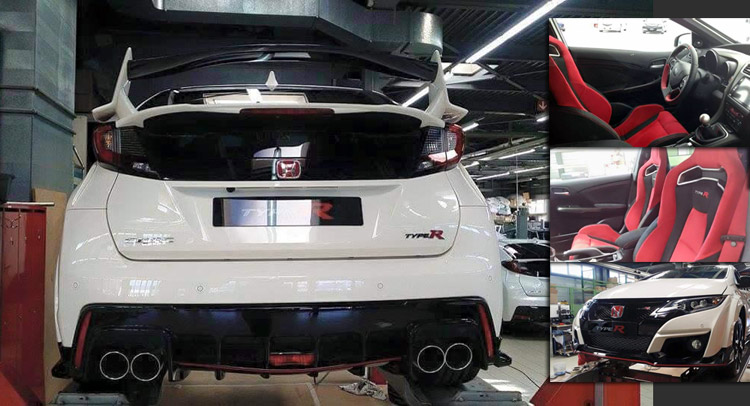 Honda Civic Type-R Snapped Undisguised; Crazy Lights Are Gone | Carscoops