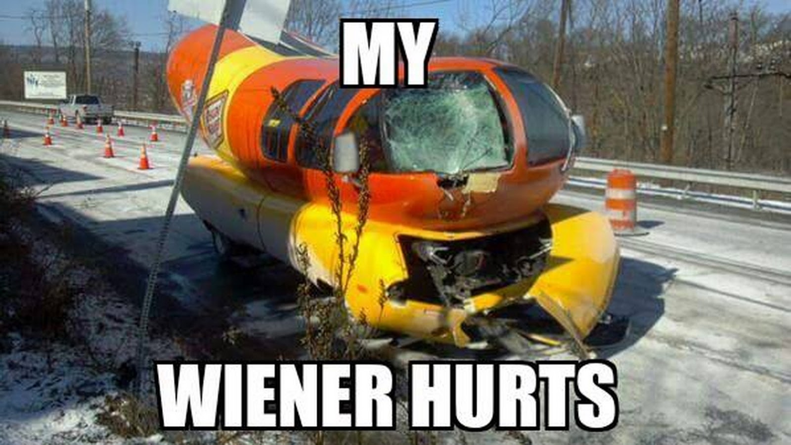 27-Foot Wiener Slips and Plows a Pole in Enola | Carscoops