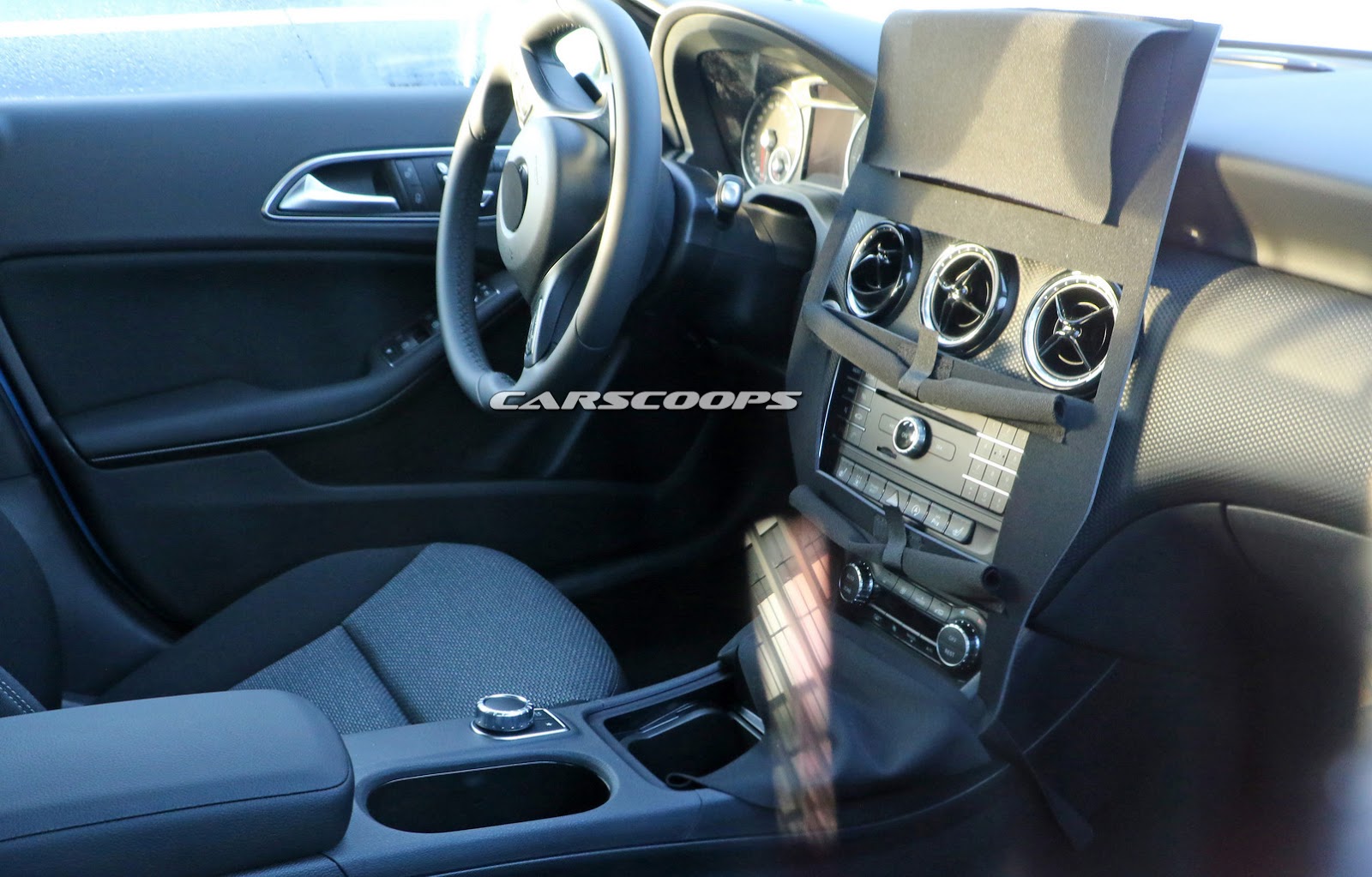We Spy Inside The 2016 Mercedes-Benz A-Class Facelift | Carscoops
