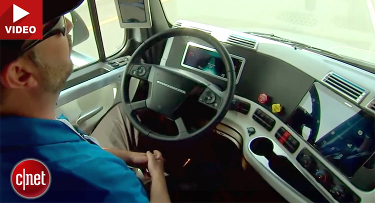 Climb Aboard the Autonomous Freightliner Inspiration Truck | Carscoops