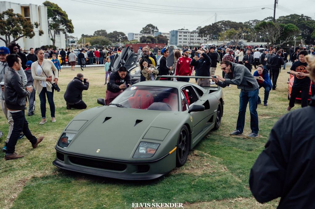 All Ferrari F40s Were Created Red But This One Is Now Matte Green ...