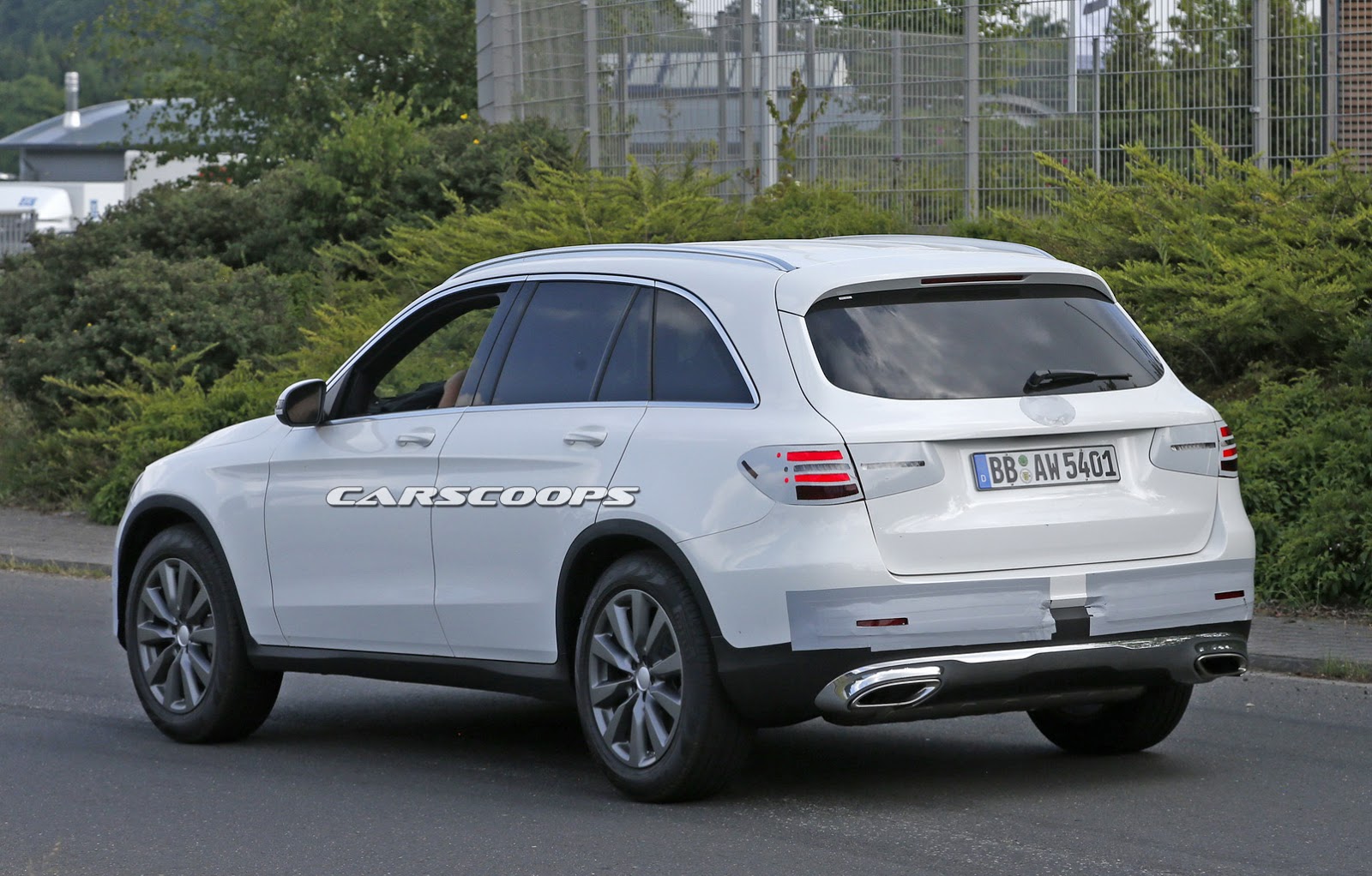 New Mercedes-Benz GLC Compact SUV Spied Almost Undisguised! | Carscoops