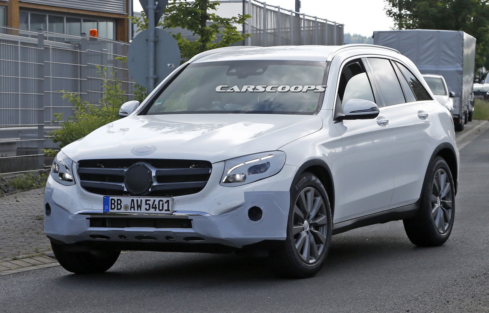 New Mercedes-Benz GLC Compact SUV Spied Almost Undisguised! | Carscoops