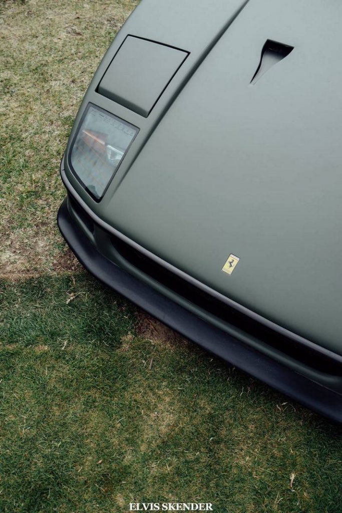 All Ferrari F40s Were Created Red But This One Is Now Matte Green ...