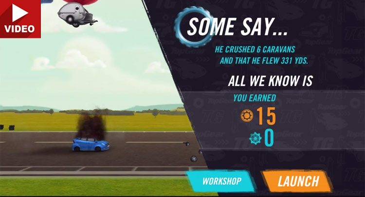Top Gear Wants You To Crush Caravans In New Mobile Game | Carscoops