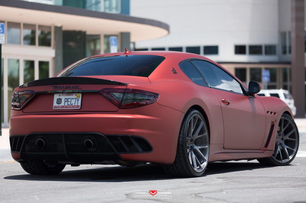 Maserati GranTurismo MC Stradale Kicks Back On Custom Wheels [w/Video ...