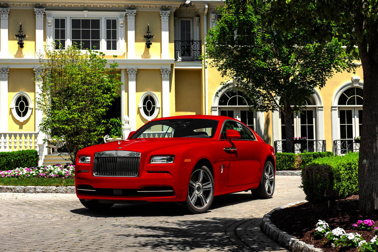 Red Rolls Royce Wraith Convertible First Off The Line Rolls Royce Dawn