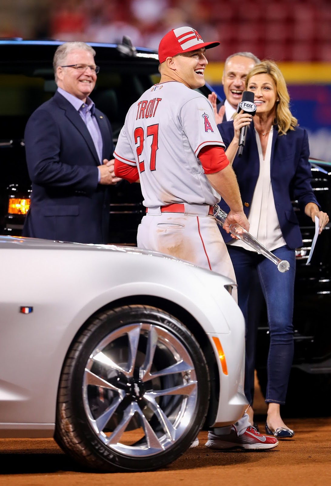 MLB All-Star MVP Mike Trout Chooses Silverado Over Camaro Convertible ...