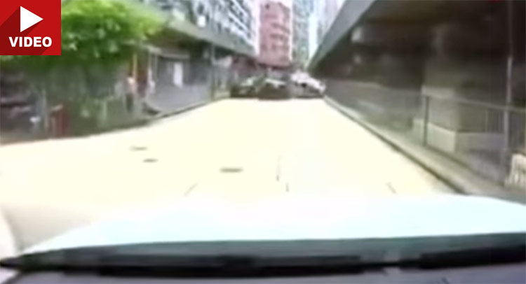 Watch Speeding Ferrari 458 Smash Into A Minivan In Hong Kong | Carscoops