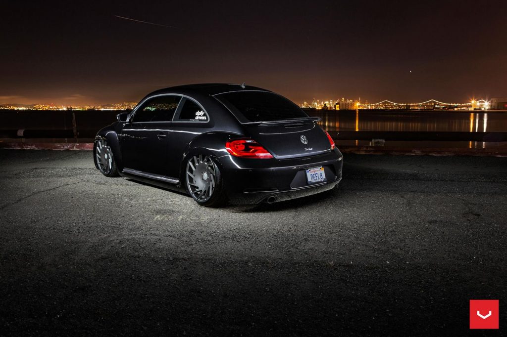 Classy VW Beetle Caught Wearing VLE1 Series Wheels | Carscoops