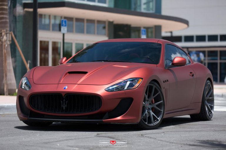 Maserati GranTurismo MC Stradale Kicks Back On Custom Wheels [w/Video ...