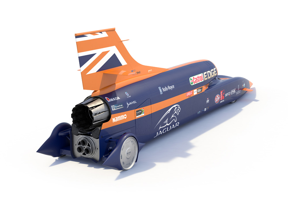 The Bloodhound SSC 1,000 MPH Car Debuts In London | Carscoops