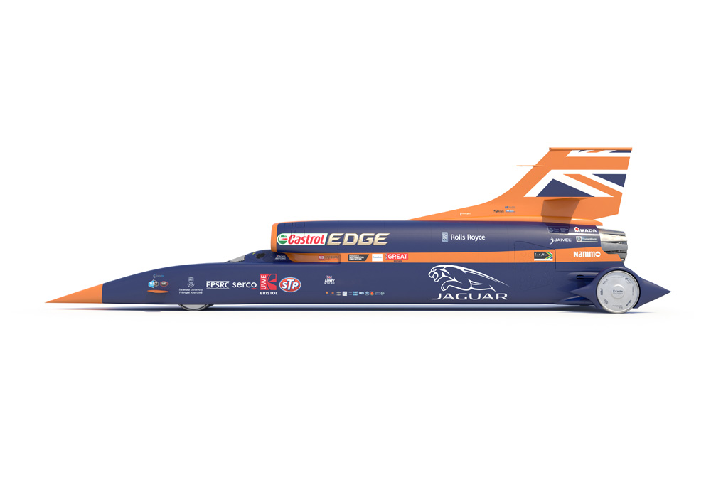The Bloodhound SSC 1,000 MPH Car Debuts In London | Carscoops