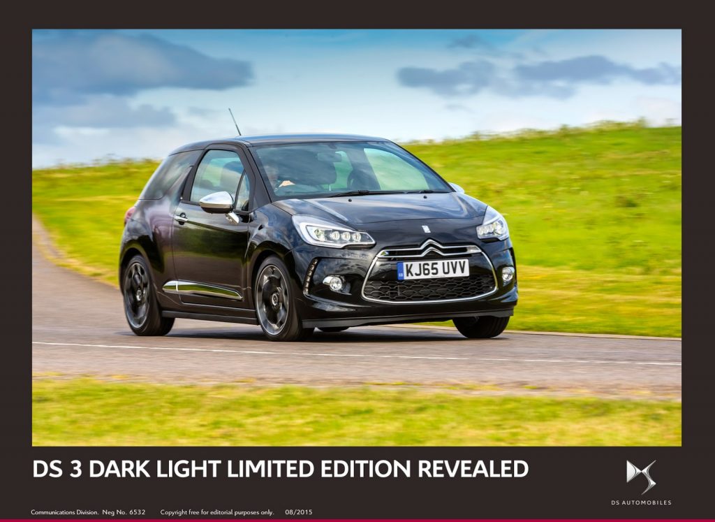 New Limited Edition DS3 Dark Light Inspired By Goodwood Prototype ...