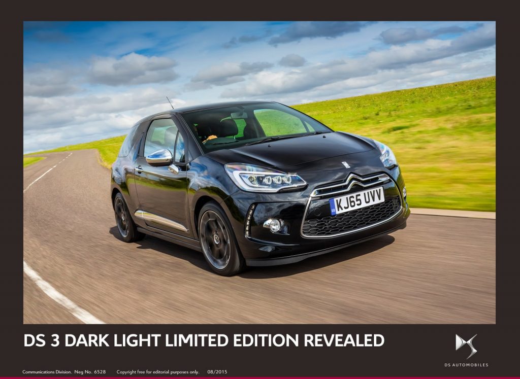 New Limited Edition DS3 Dark Light Inspired By Goodwood Prototype ...